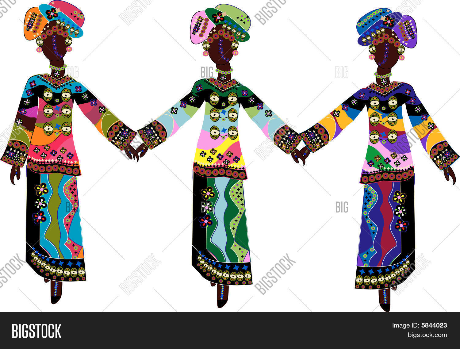 Ethnic Fashion Vector & Photo (Free Trial) | Bigstock