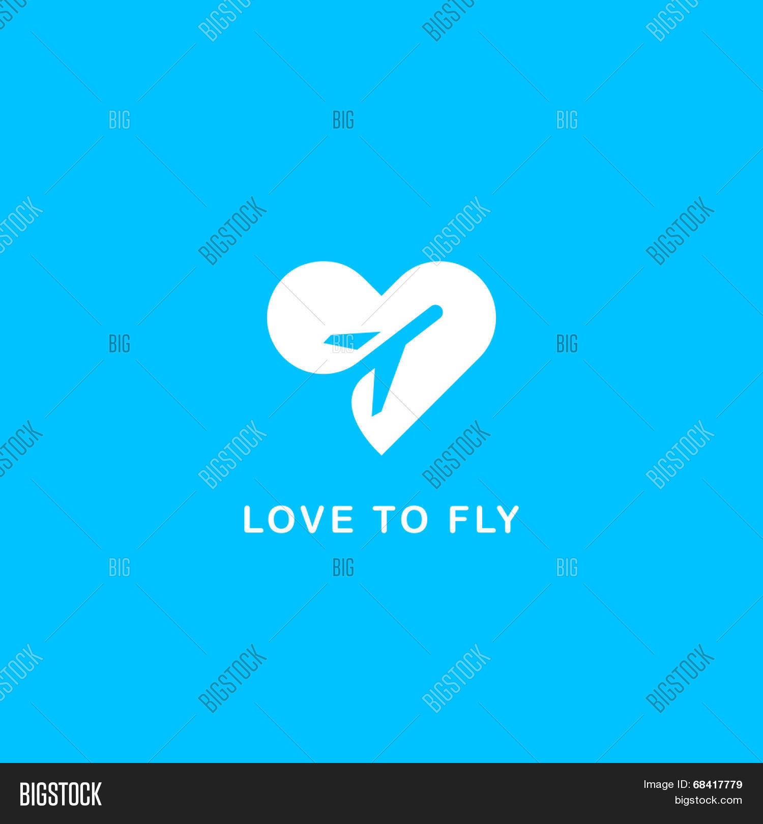 Love Fly Symbol Vector & Photo (Free Trial) | Bigstock