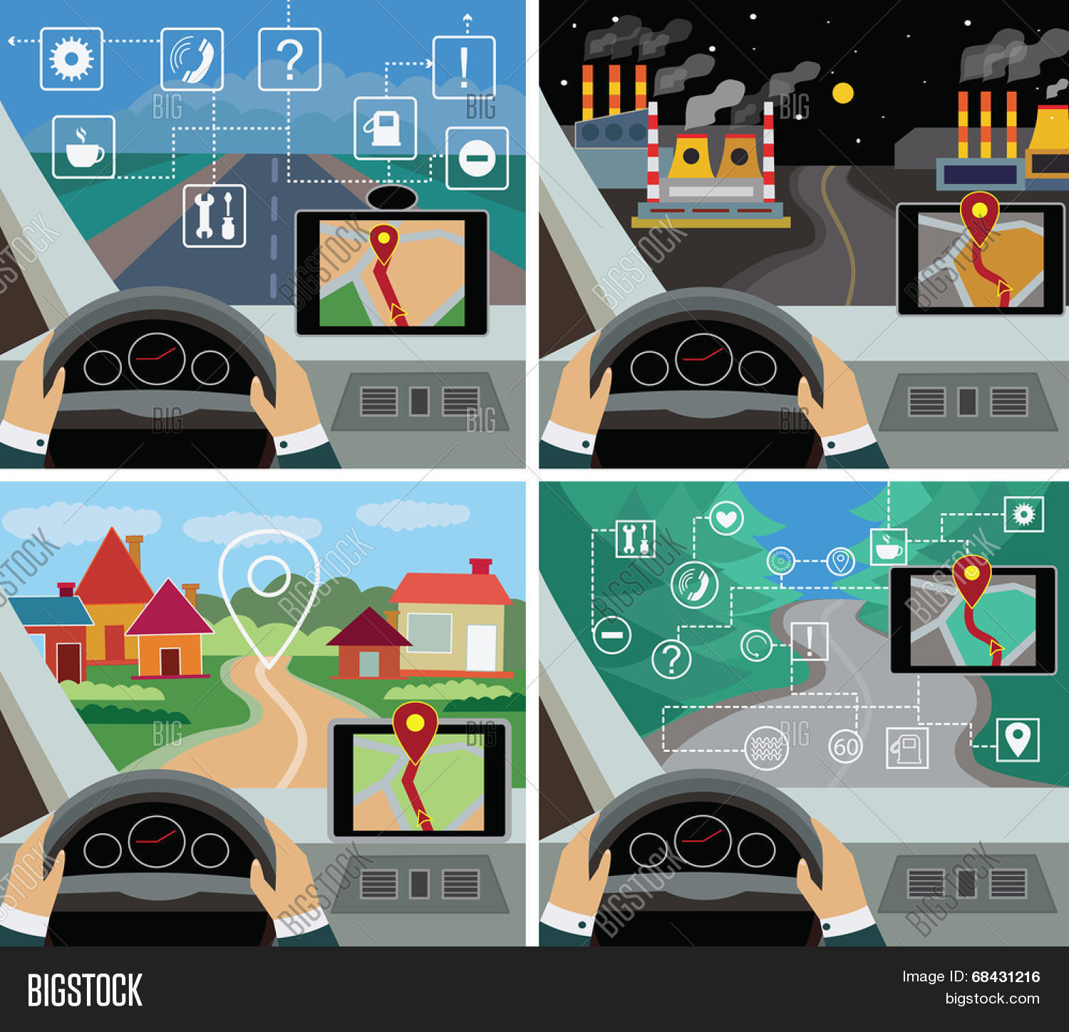Using Navigator Vector & Photo (Free Trial) | Bigstock