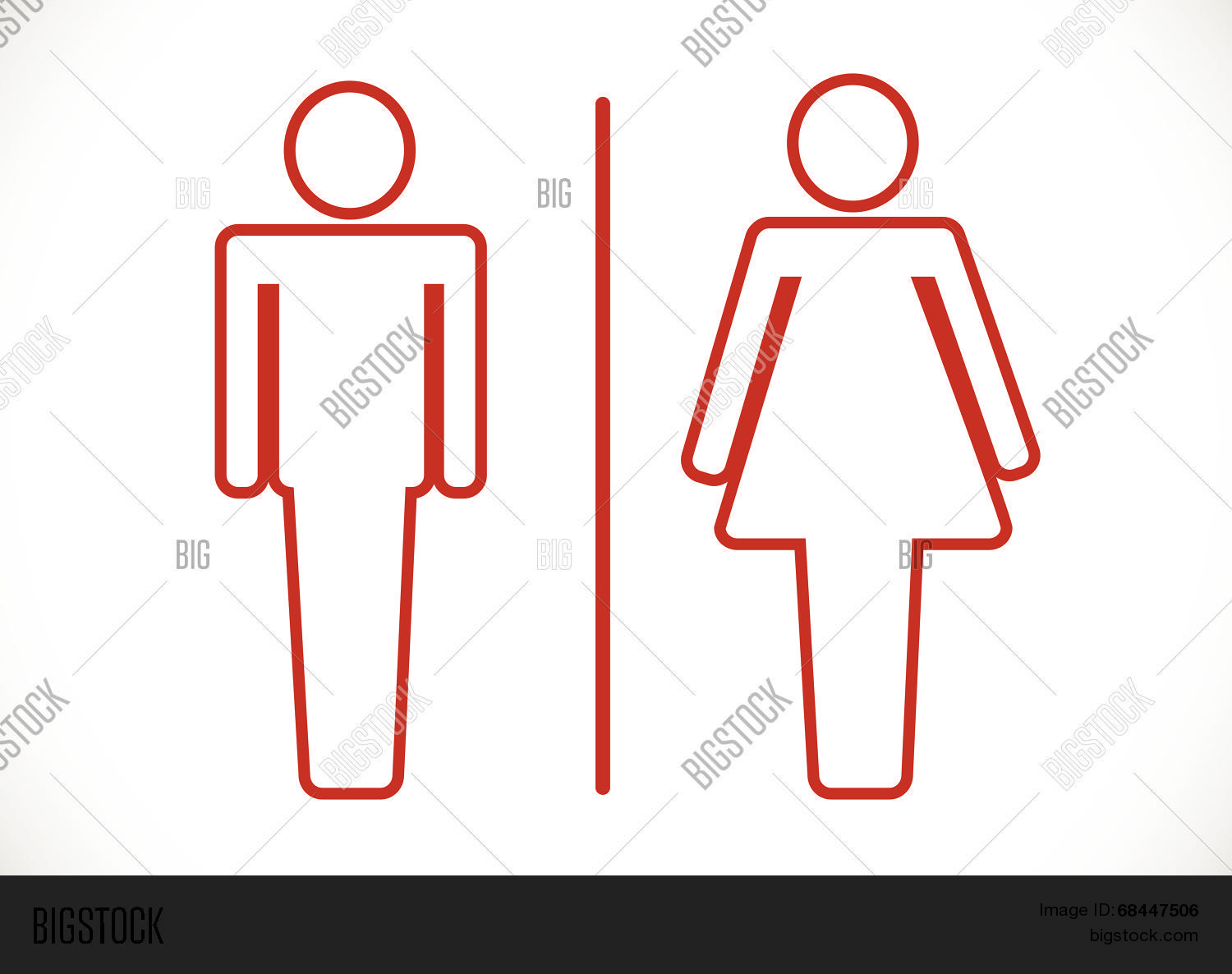Pictogram Man Woman Vector & Photo (Free Trial) | Bigstock
