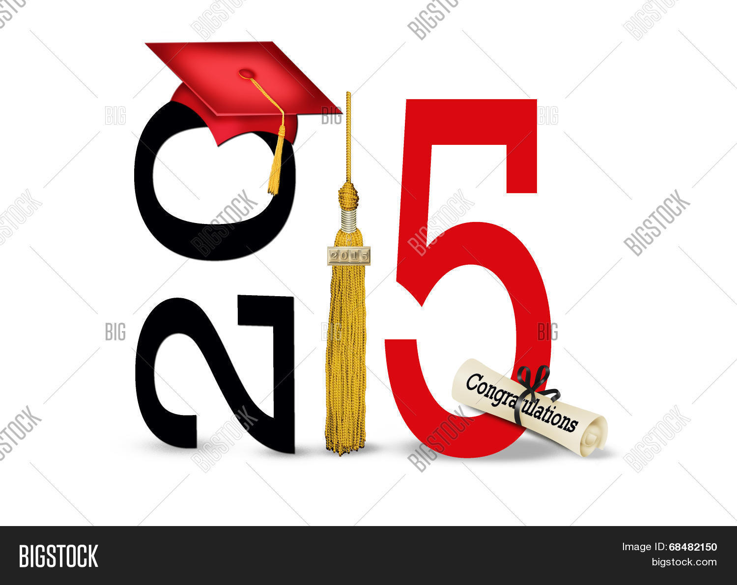 Red Graduation Cap Image & Photo (Free Trial) | Bigstock