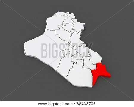 Map Basra. Iraq. 3d Image & Photo (Free Trial) | Bigstock