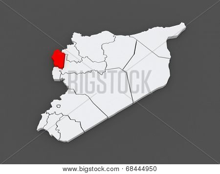 Map Latakia. Syria. 3d Image & Photo (Free Trial) | Bigstock