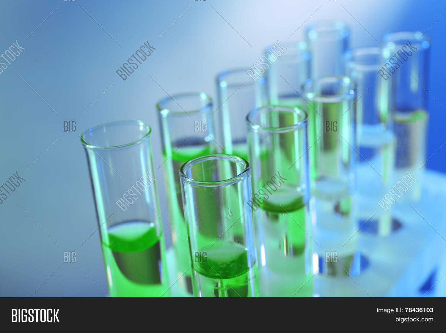 Green Fluid Test-tubes Image & Photo (Free Trial) | Bigstock