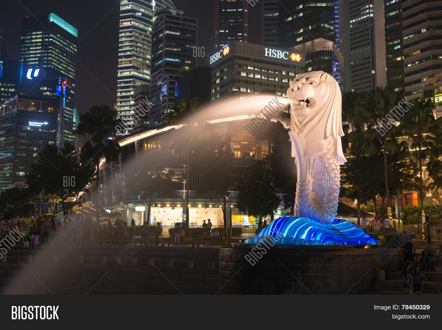 Merlion Fountain Image & Photo (Free Trial) | Bigstock