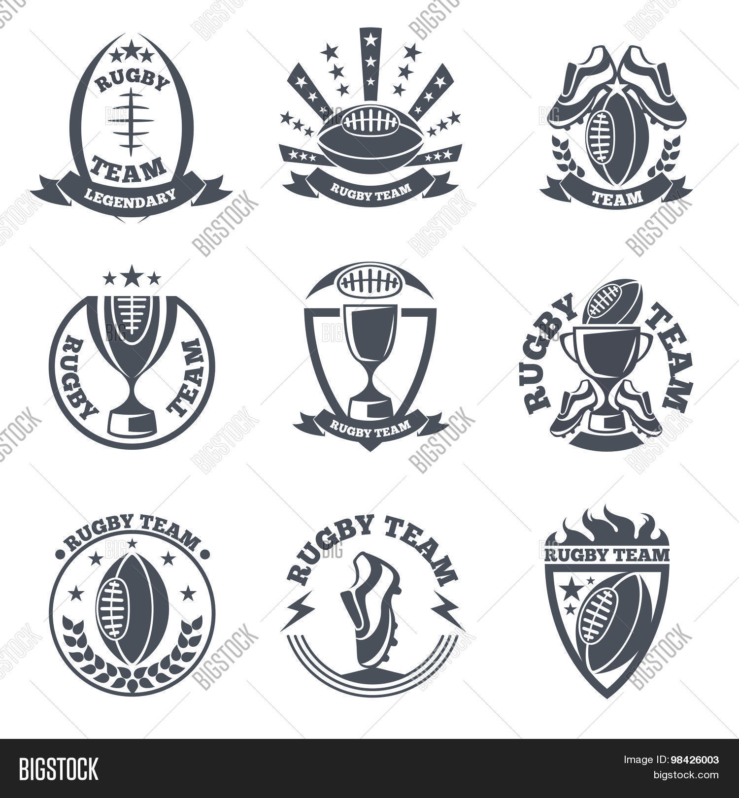 Rugby Team Vector Vector & Photo (Free Trial) | Bigstock