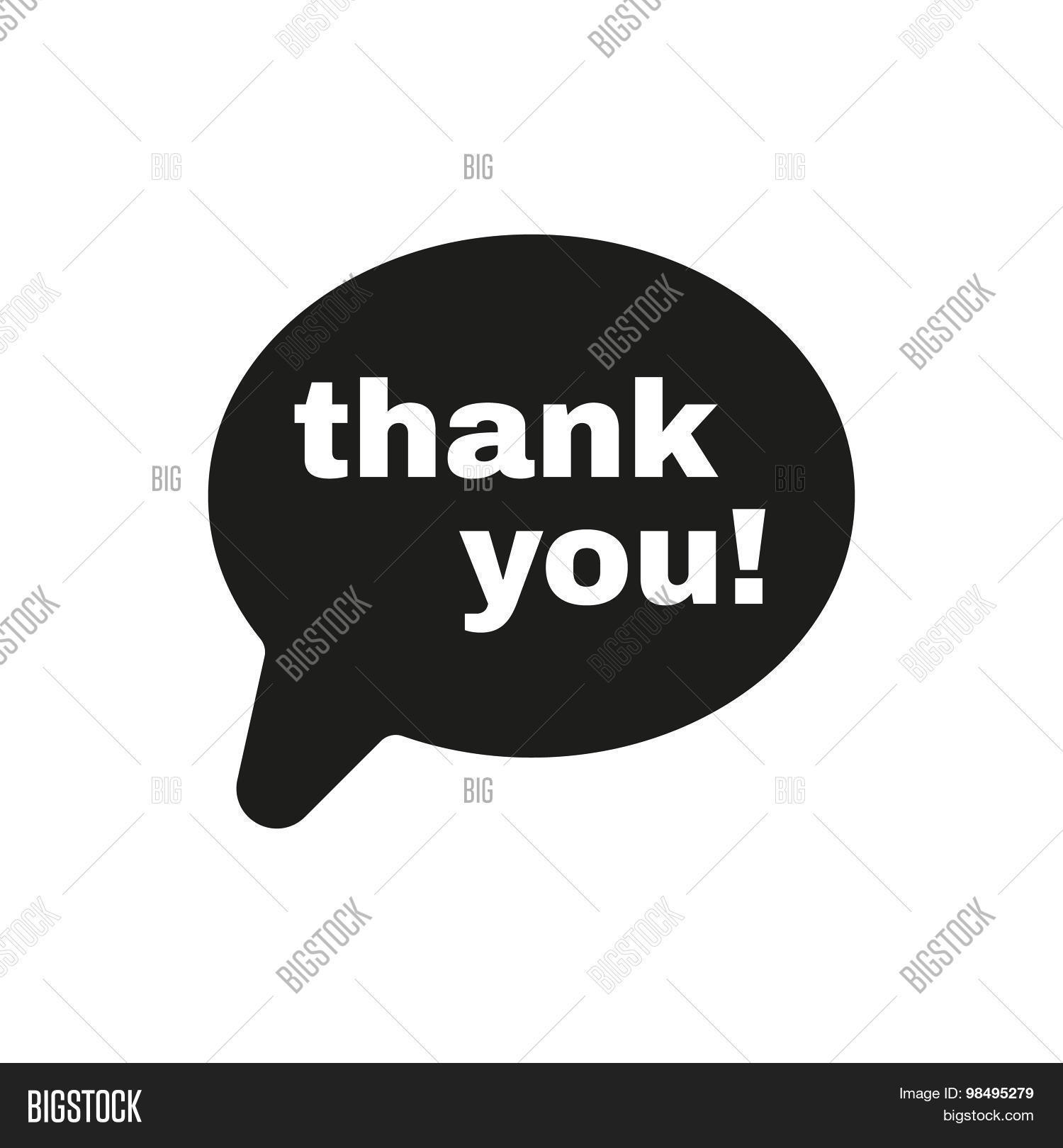 Thank You Icon. Vector & Photo (Free Trial) | Bigstock