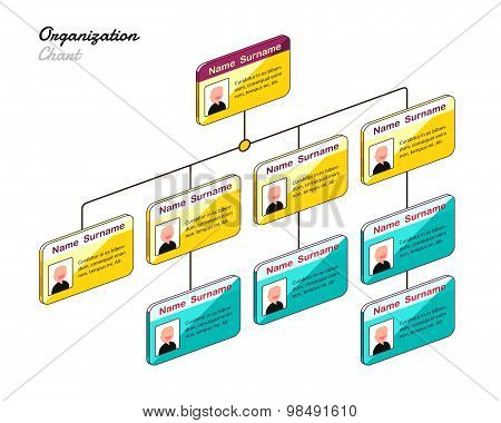 Organization Chart Vector & Photo (Free Trial) | Bigstock