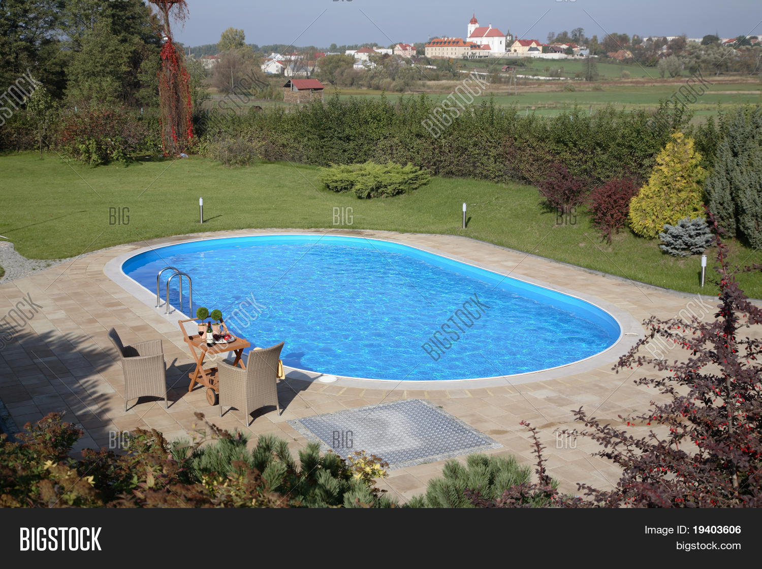 Pool Garden Image & Photo (Free Trial) | Bigstock