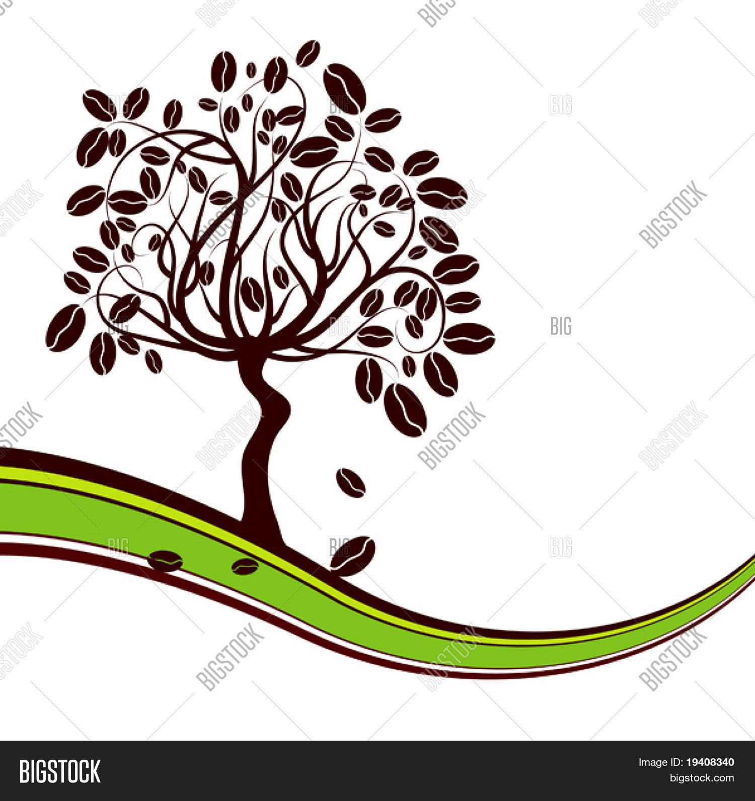 Coffee Tree Vector & Photo (Free Trial) | Bigstock