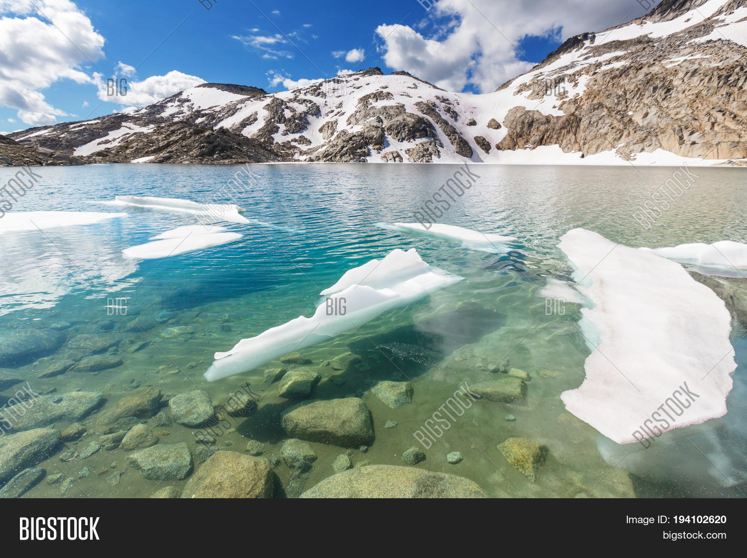 Beautiful Alpine Lakes Image & Photo (Free Trial) | Bigstock