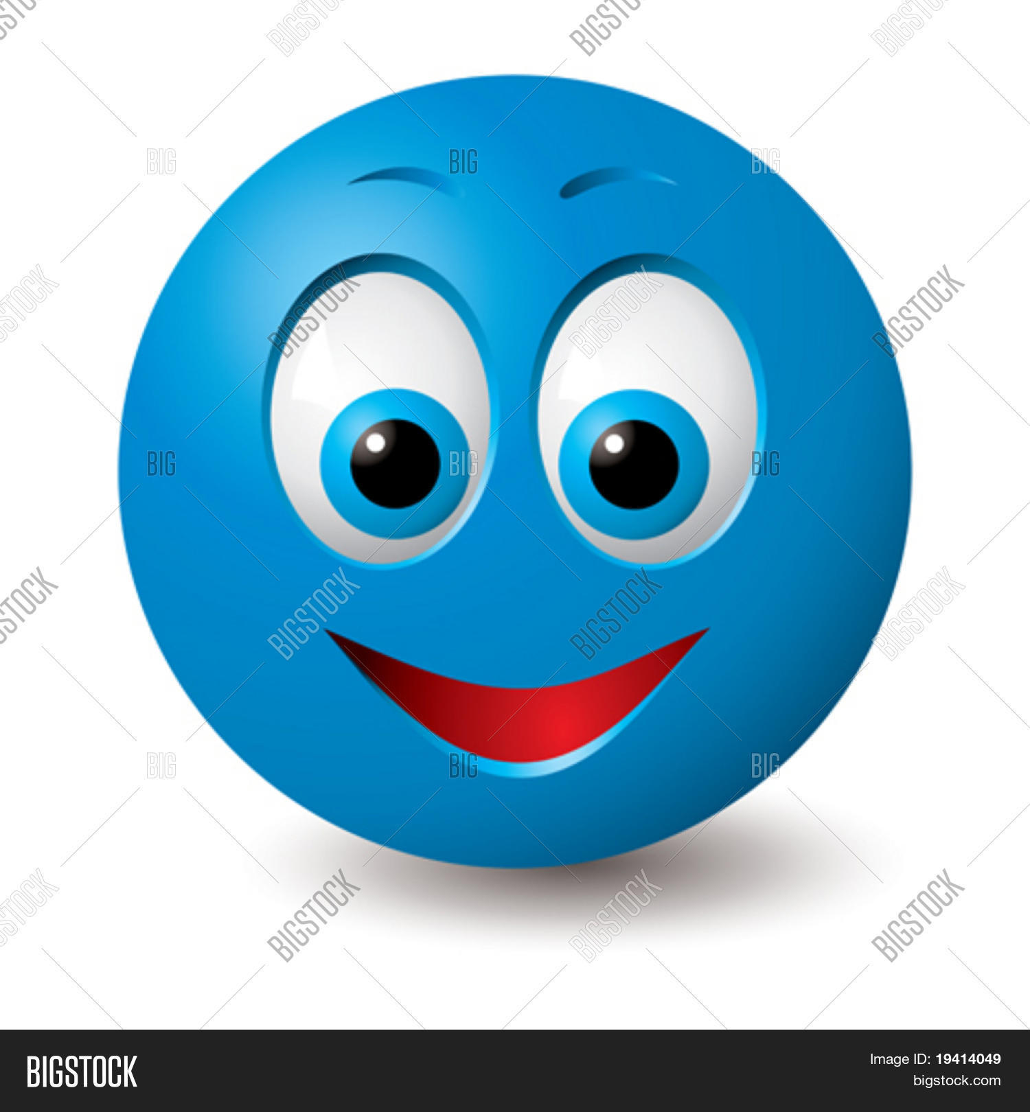 Vector: Happy Blue Vector & Photo (Free Trial) | Bigstock