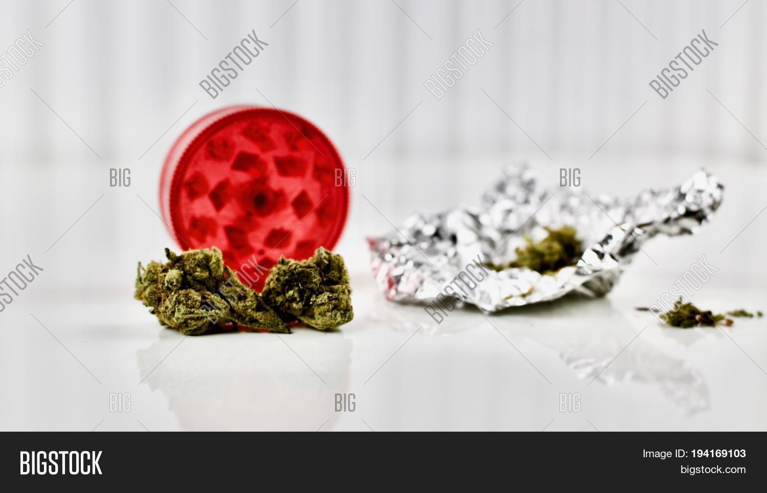 Green Weed On Table Image & Photo (Free Trial) | Bigstock