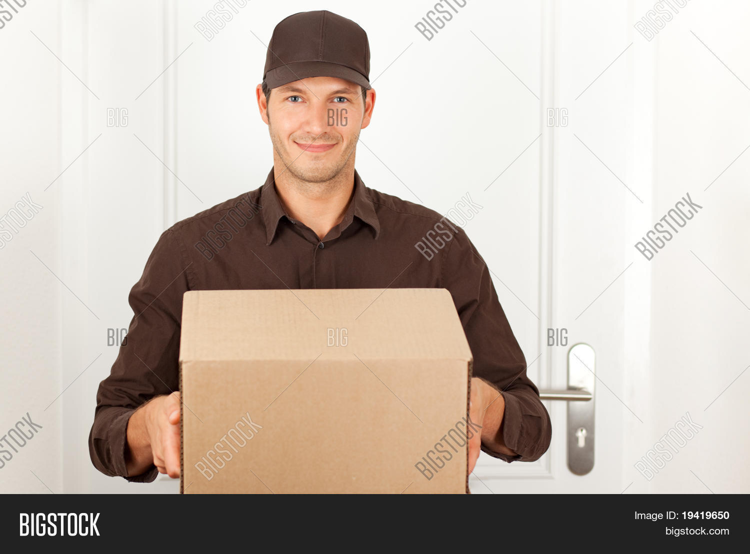 Friendly Postman Image & Photo (Free Trial) | Bigstock