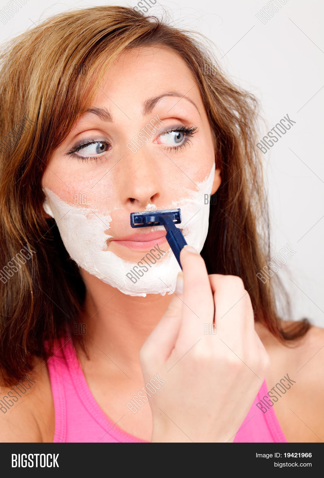 Barber Shaving Facial Image & Photo (Free Trial) | Bigstock