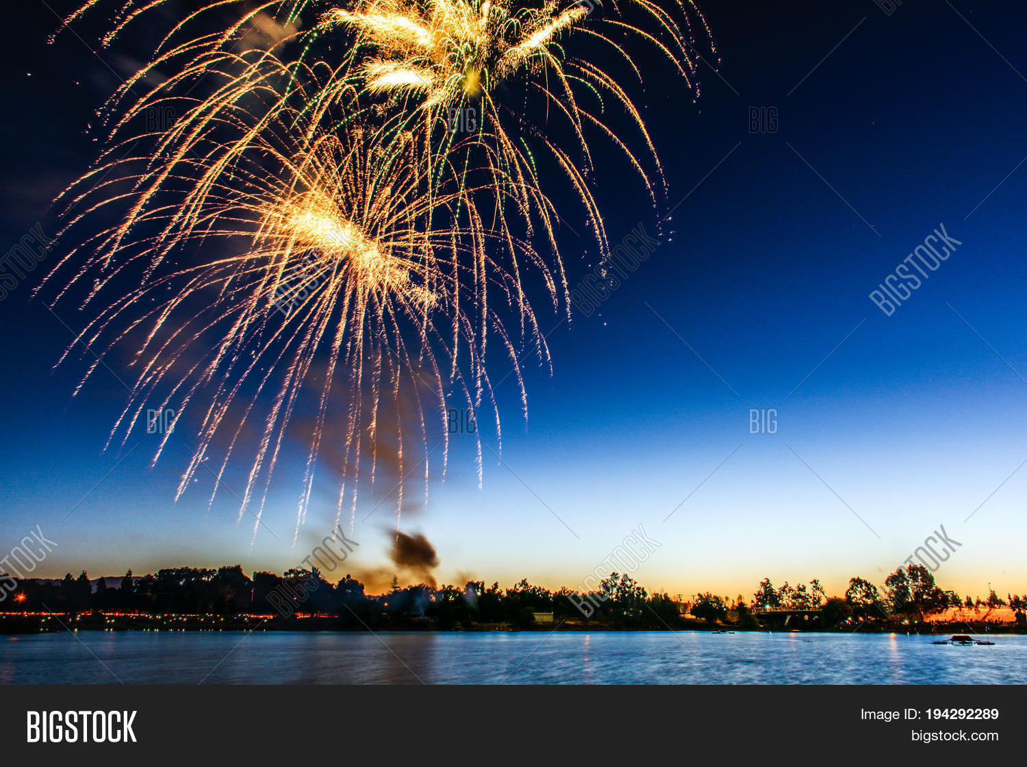 Stunning Fireworks Image & Photo (Free Trial) | Bigstock