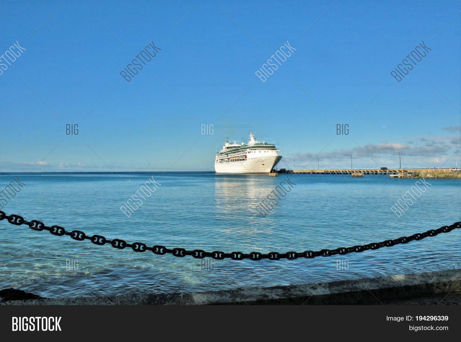 Cruise Ship Docked On Image & Photo (Free Trial) | Bigstock