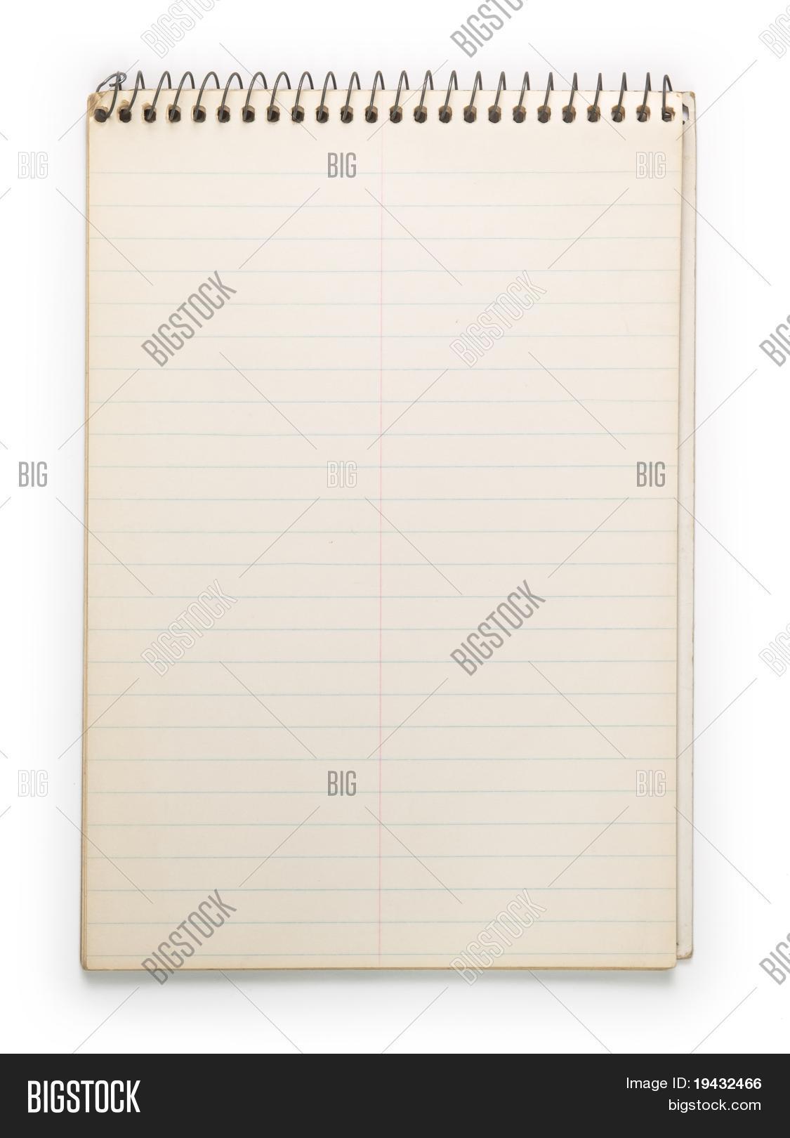 Old Note Book Isolated Image & Photo (Free Trial) | Bigstock