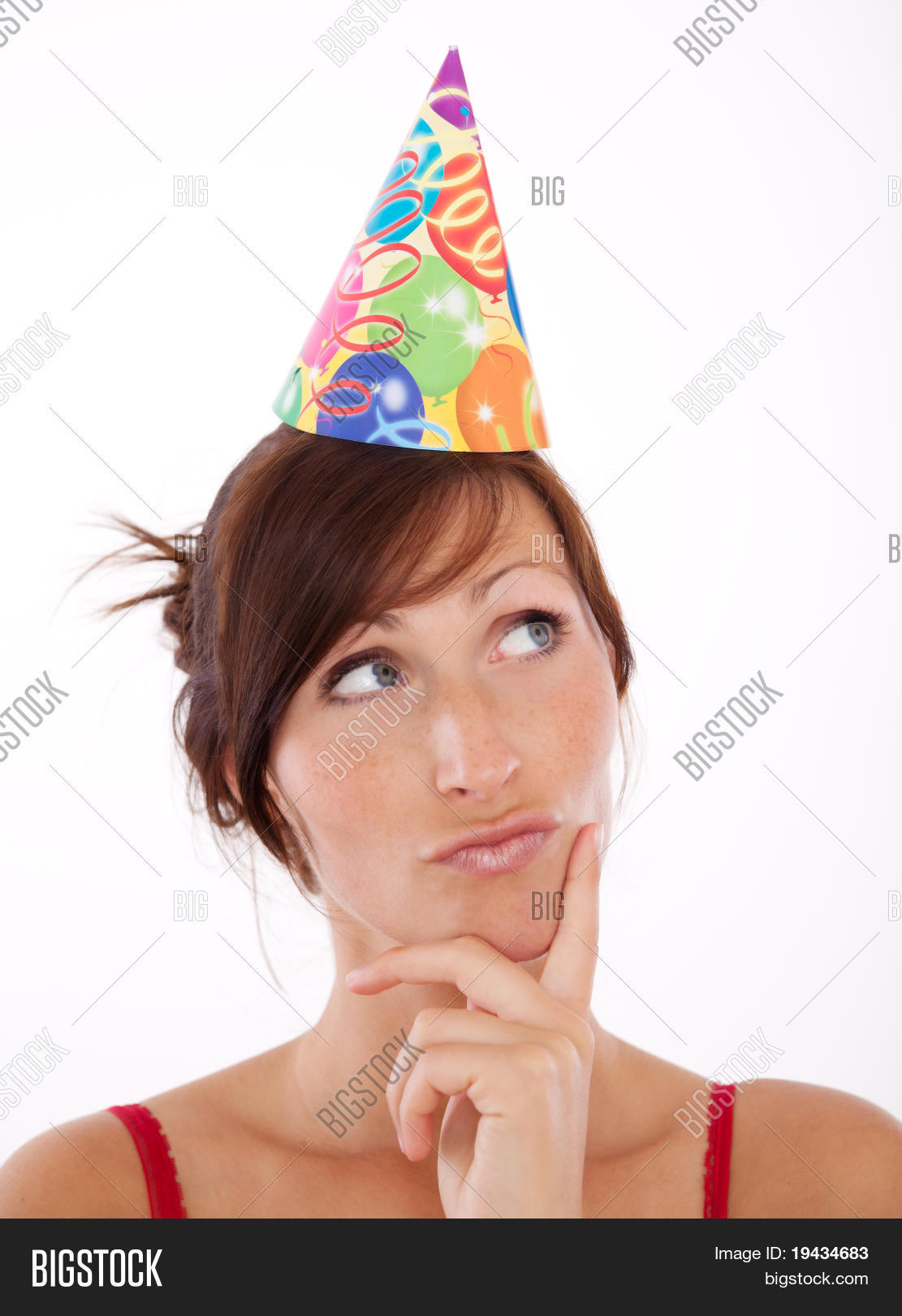 Thinking Woman Party Image & Photo (Free Trial) | Bigstock