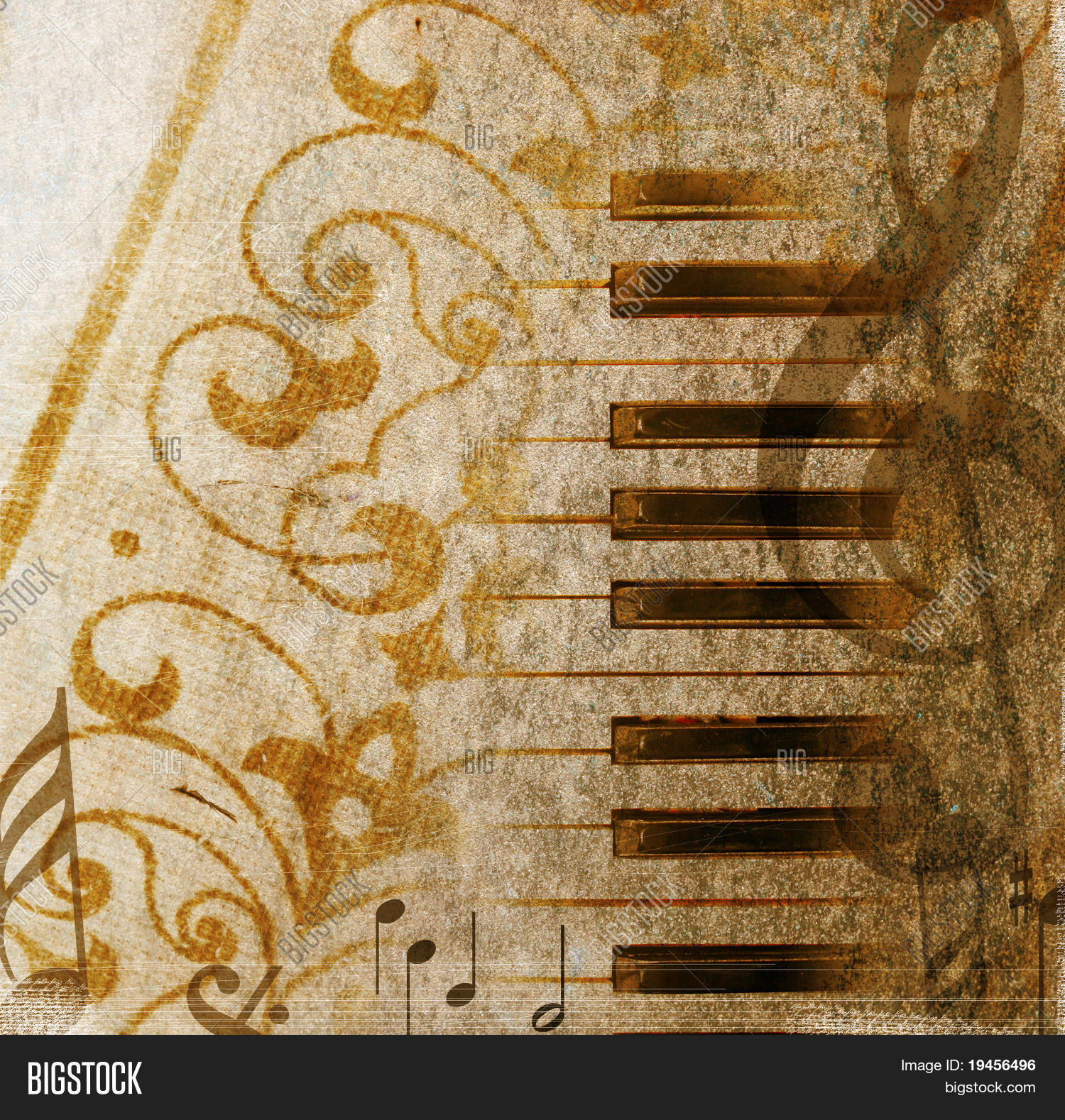 Grunge Musical Image & Photo (Free Trial) | Bigstock