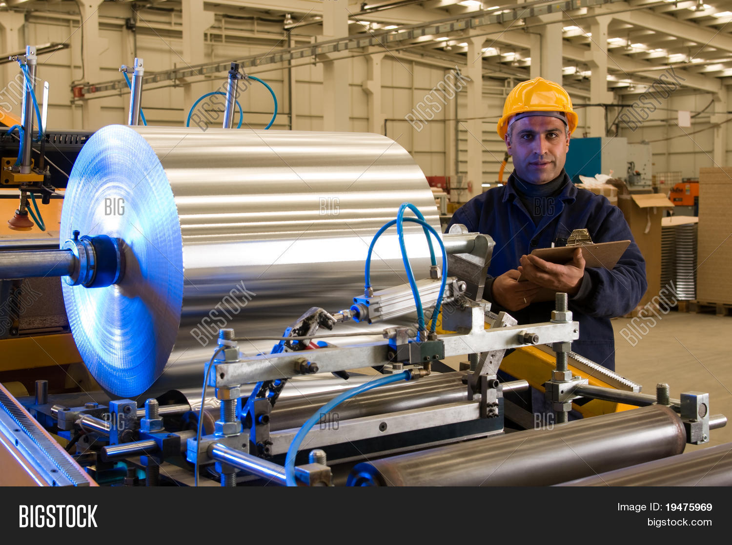 Factory Worker Using Image & Photo (Free Trial) | Bigstock