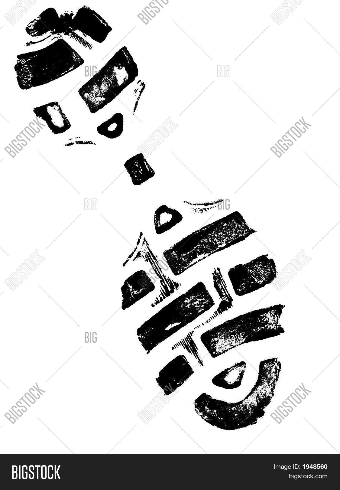 Left Shoeprint 2 Vector & Photo (Free Trial) | Bigstock
