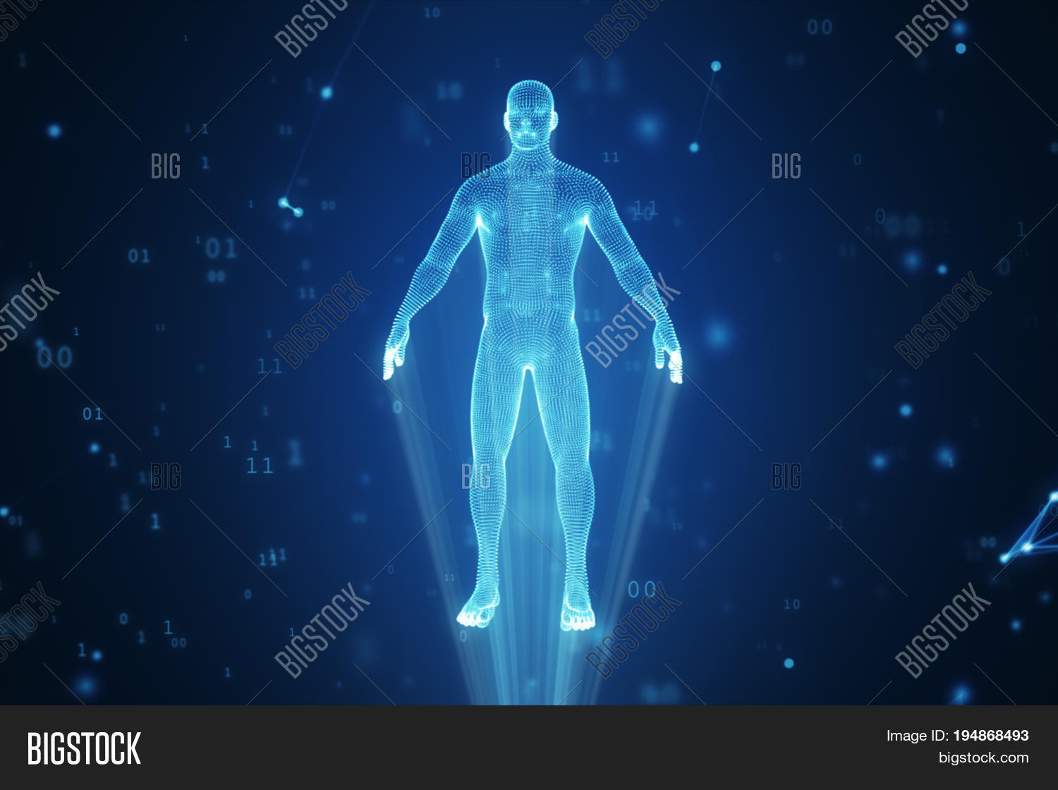 Human Hologram Points Image & Photo (Free Trial) | Bigstock
