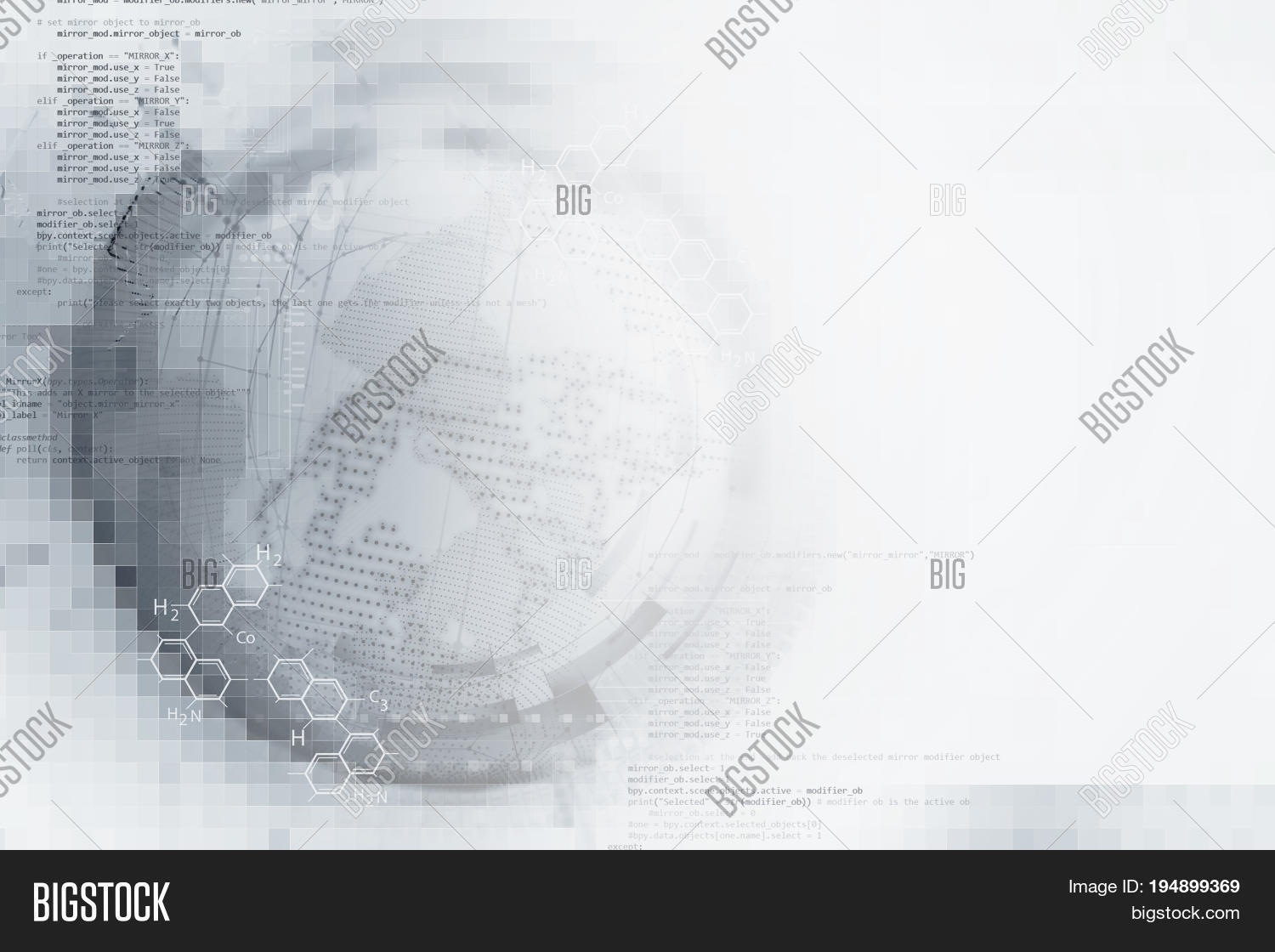 Abstract White Digital Image & Photo (Free Trial) | Bigstock