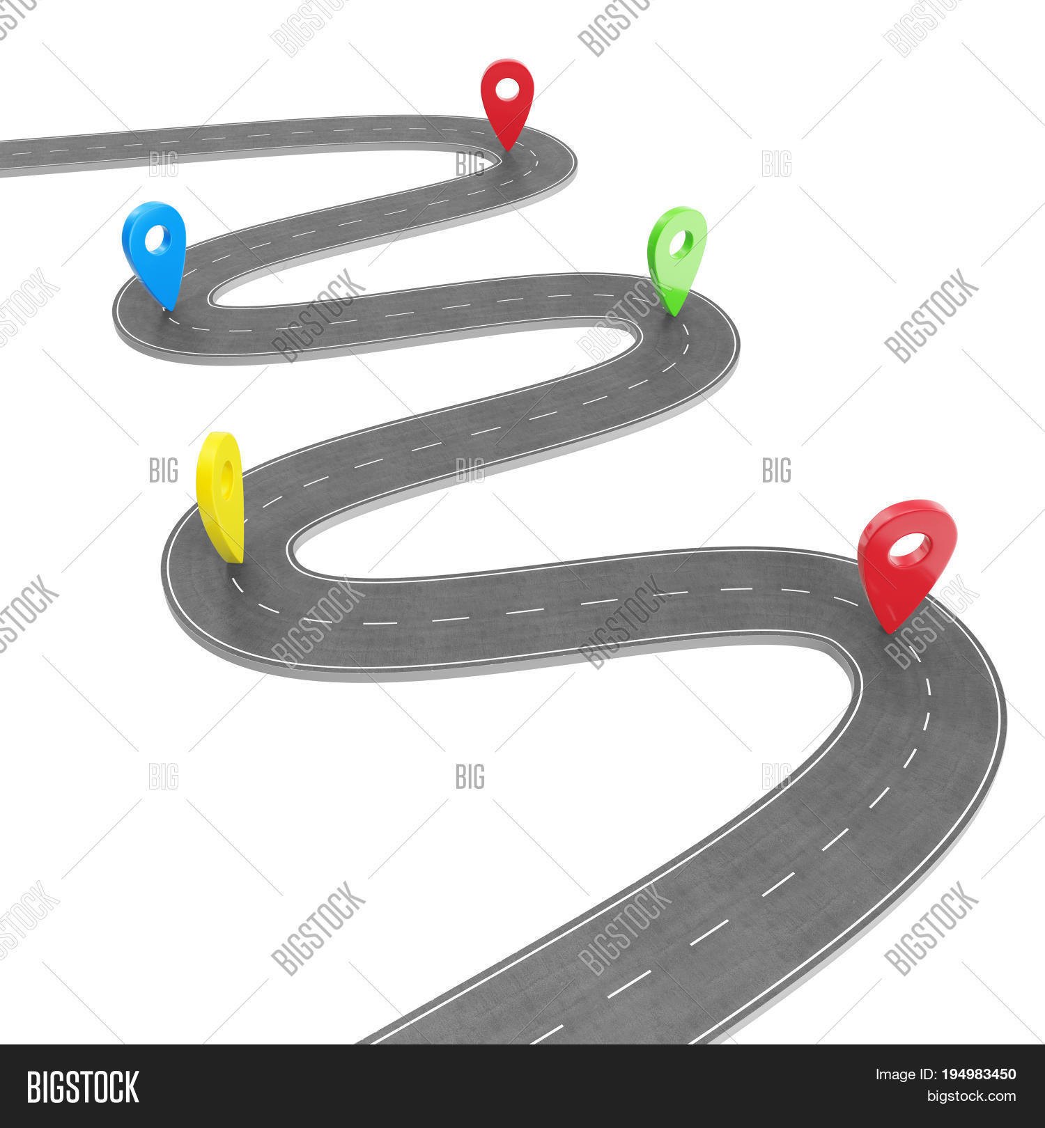 Road Infographic Pin Image & Photo (Free Trial) | Bigstock