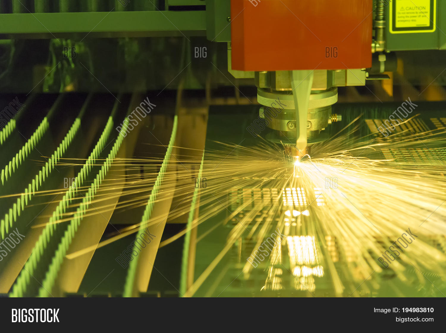 Fiber Laser Cutting Image & Photo (Free Trial) | Bigstock