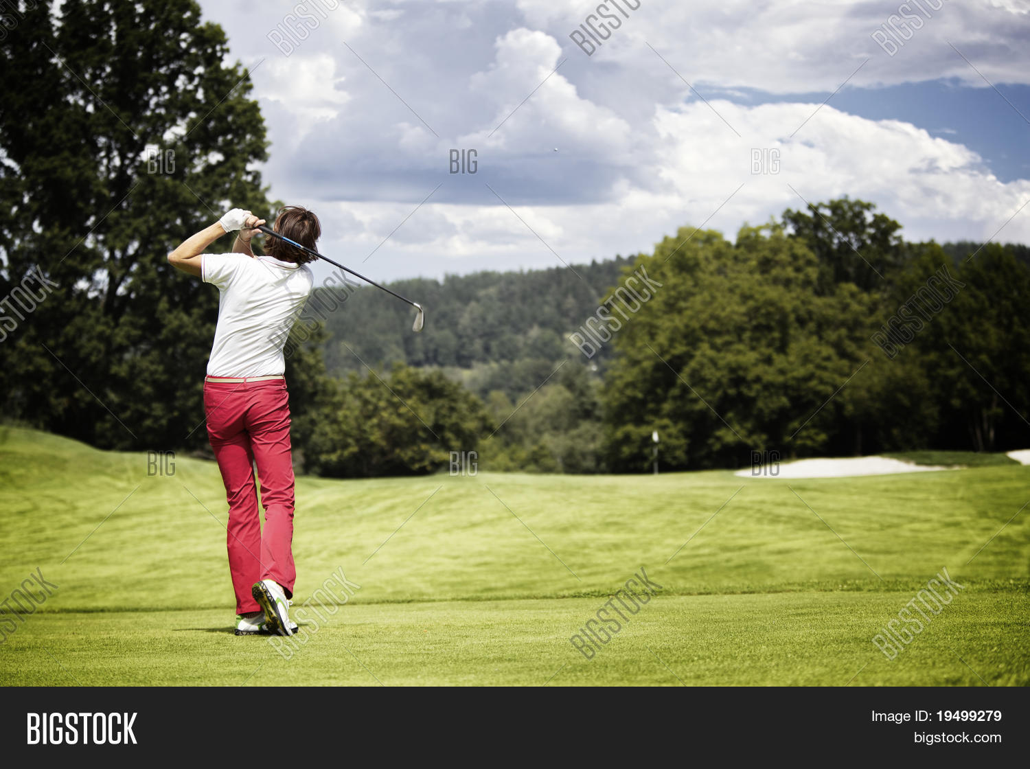 Female Golf Player Image & Photo (Free Trial) | Bigstock