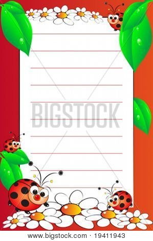 Kid Notebook Page Vector & Photo (Free Trial) | Bigstock