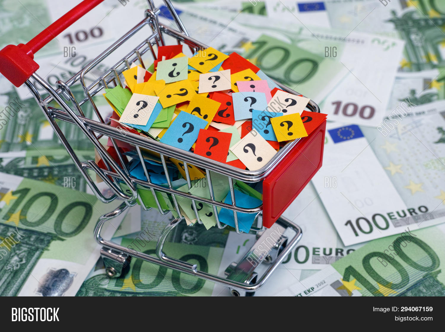 Shopping Cart Question Image & Photo (Free Trial) | Bigstock