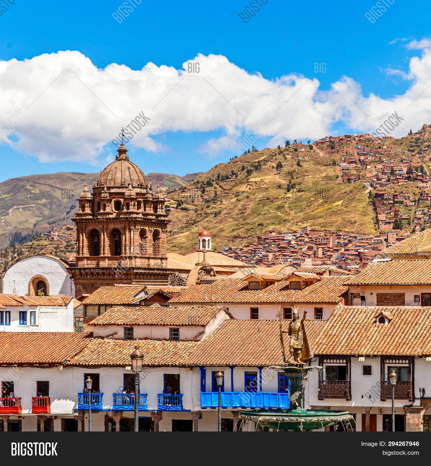 Orange Roofs Peruvian Image & Photo (Free Trial) | Bigstock