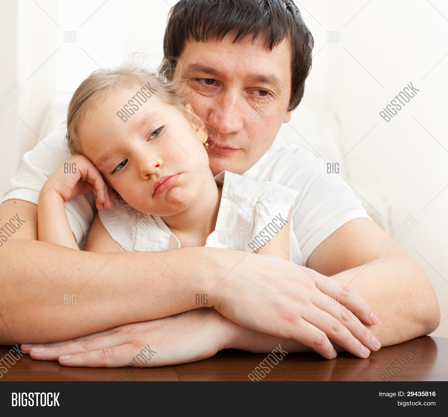 Father Comforts Sad Image & Photo (Free Trial) | Bigstock
