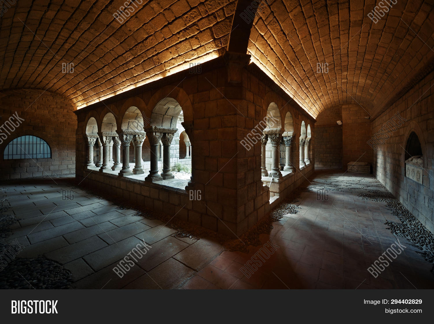 Hallway Romanesque Image & Photo (Free Trial) | Bigstock