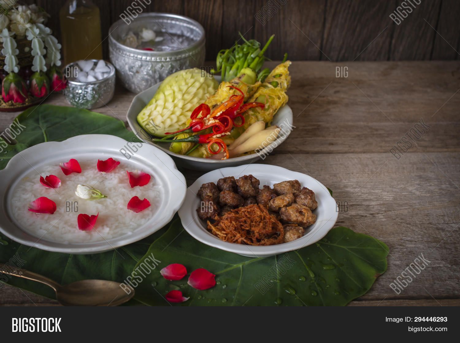 Khao-chae, Cooked Rice Image & Photo (Free Trial) | Bigstock