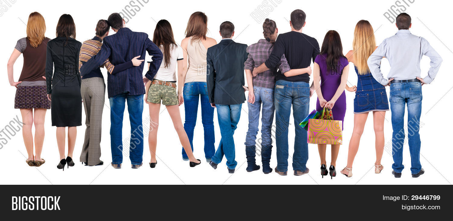 Back View Group People Image & Photo (Free Trial) | Bigstock