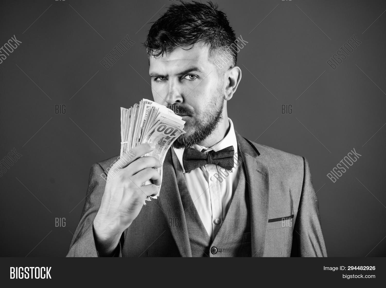 Businessman Got Cash Image & Photo (Free Trial) | Bigstock