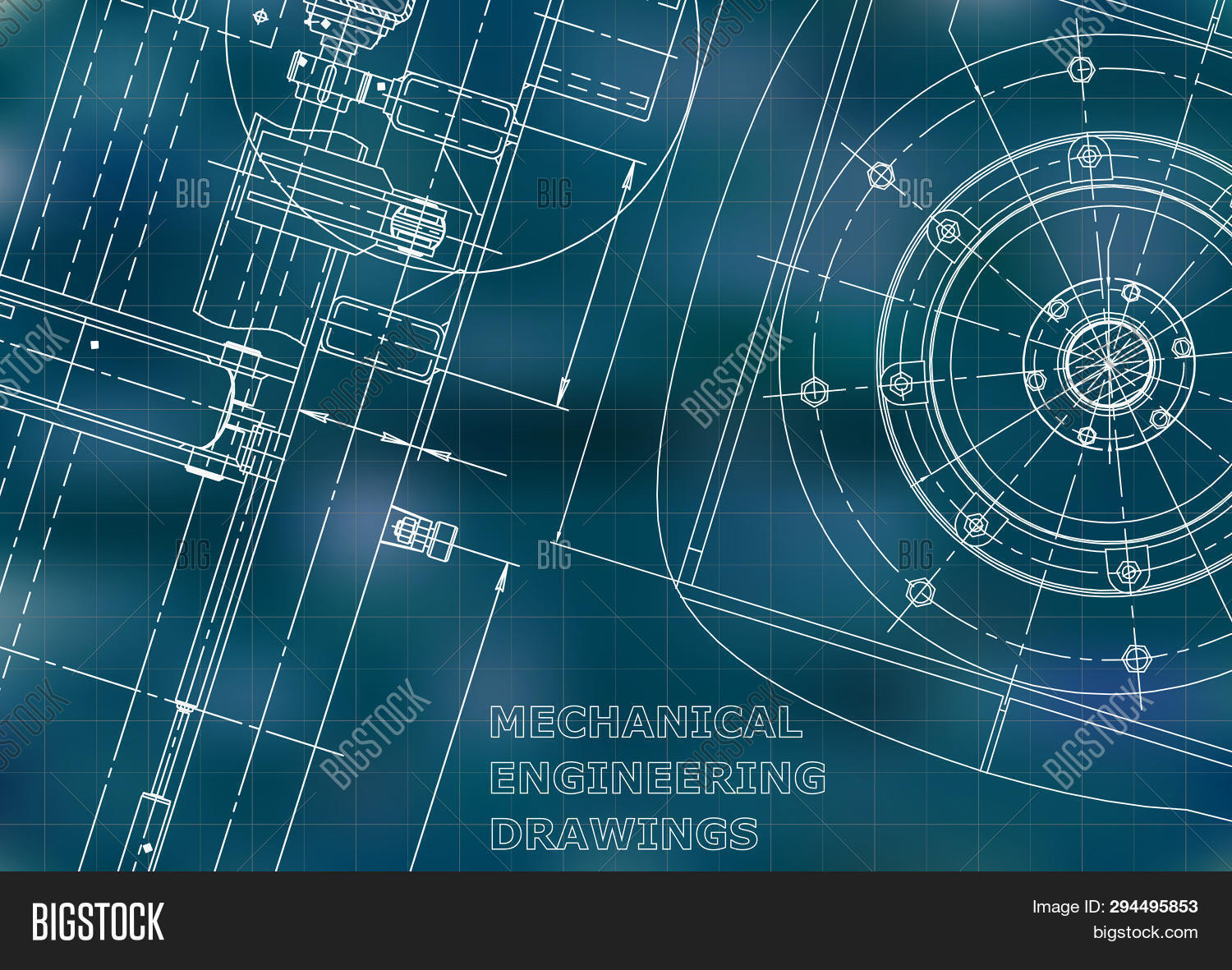 Blueprint. Vector Vector & Photo (Free Trial) | Bigstock