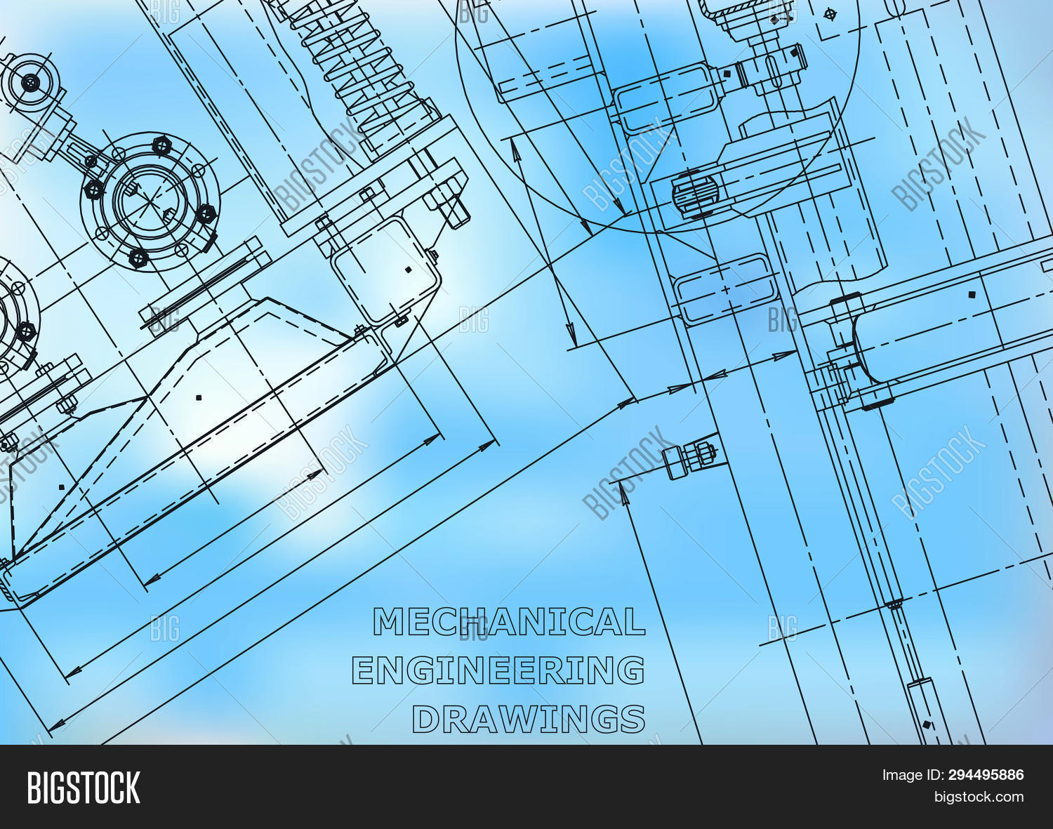 Blueprint. Vector Vector & Photo (Free Trial) | Bigstock