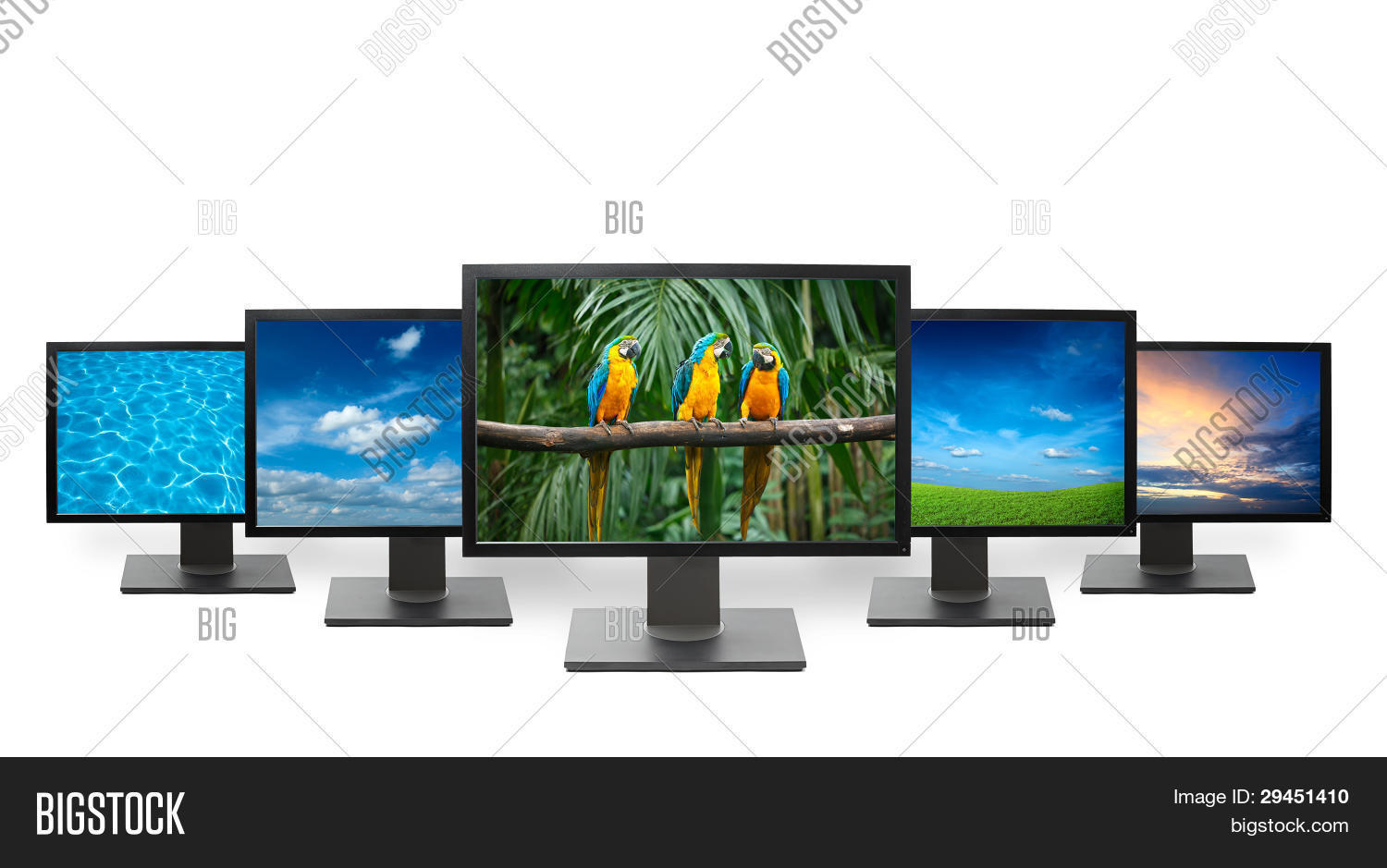 Flat Screen HDTV TV Image & Photo (Free Trial) | Bigstock