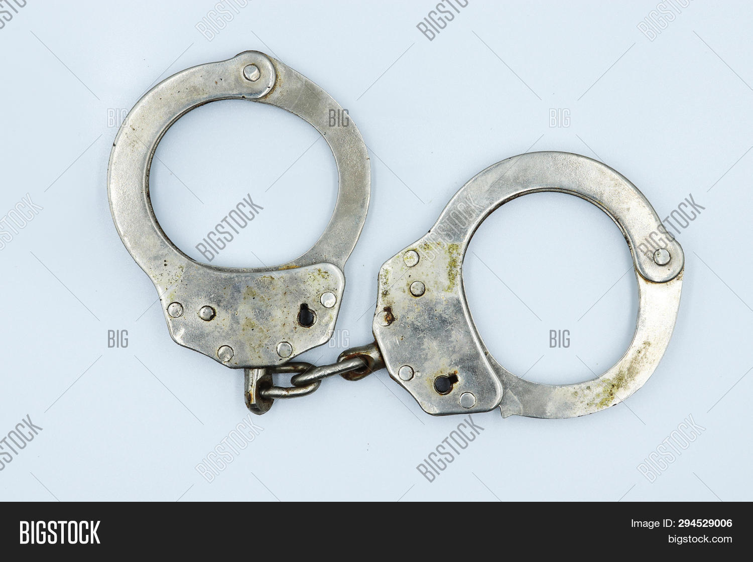 Old Hancuffs Isolated Image & Photo (Free Trial) | Bigstock