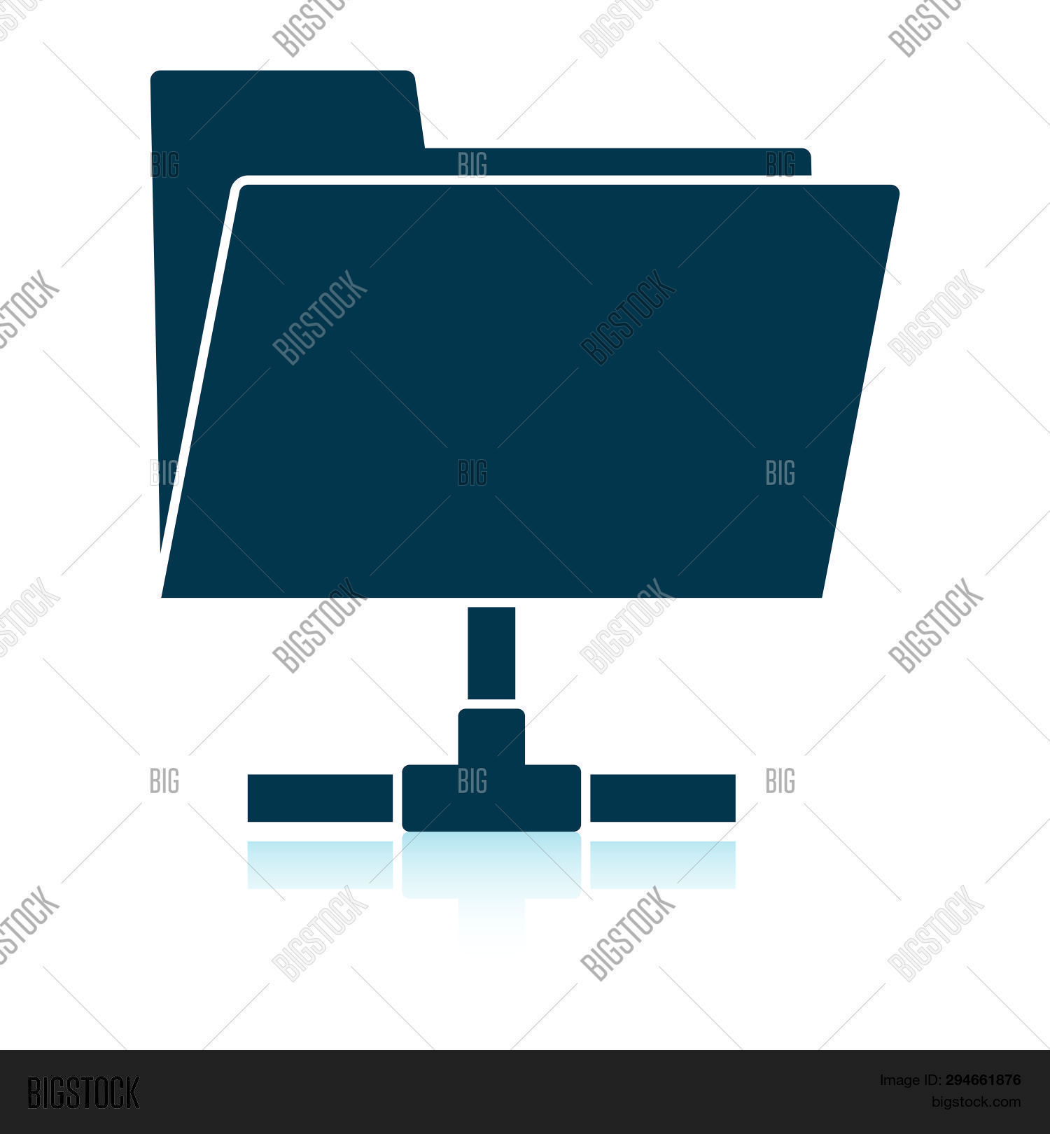 Shared Folder Icon. Vector & Photo (Free Trial) | Bigstock