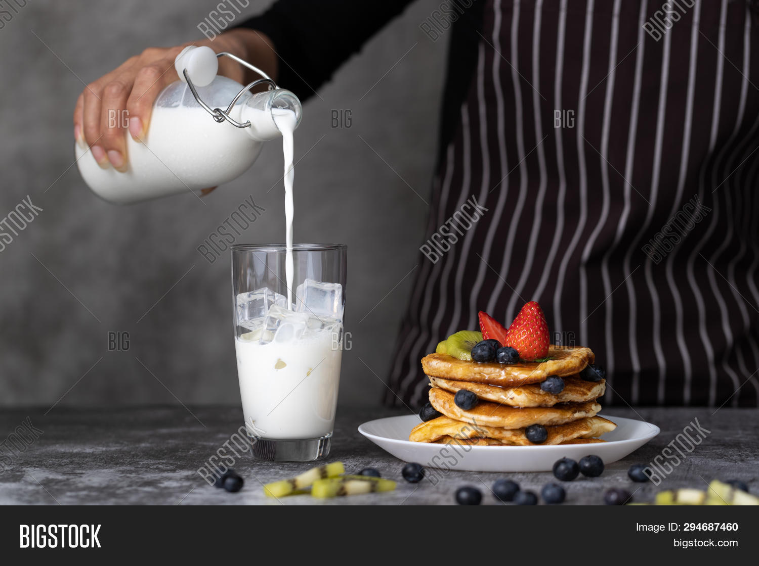 Someone Pouring Milk Image & Photo (Free Trial) | Bigstock
