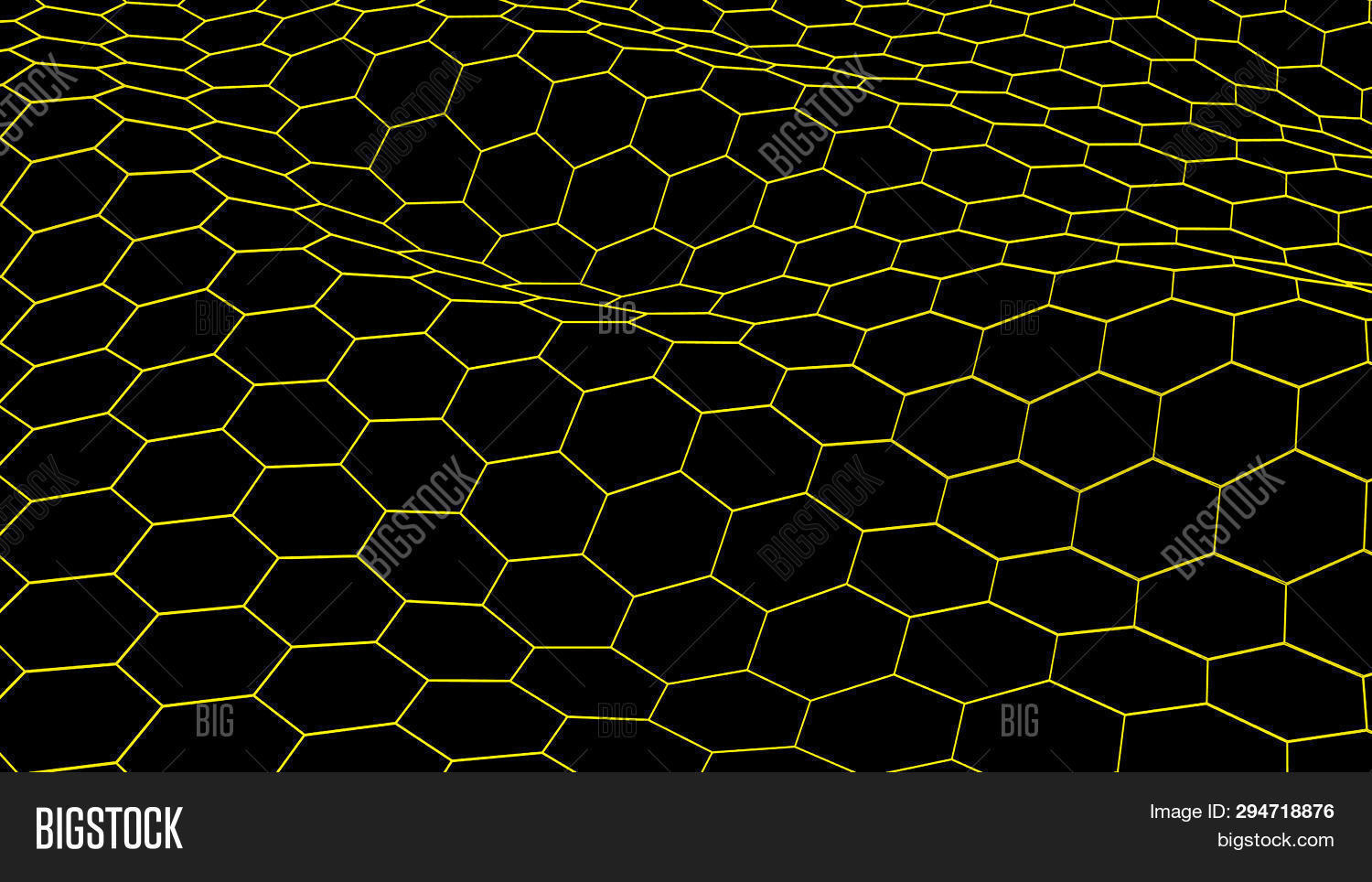 Black Yellow Hexagon Image & Photo (Free Trial) | Bigstock