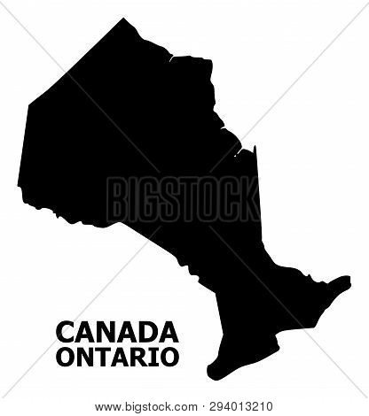 Vector Map Ontario Vector & Photo (Free Trial) | Bigstock