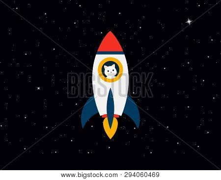 Rocket Cat Astronaut Vector & Photo (Free Trial) | Bigstock