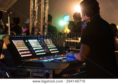 Controls Audio Mixing Image & Photo (Free Trial) | Bigstock