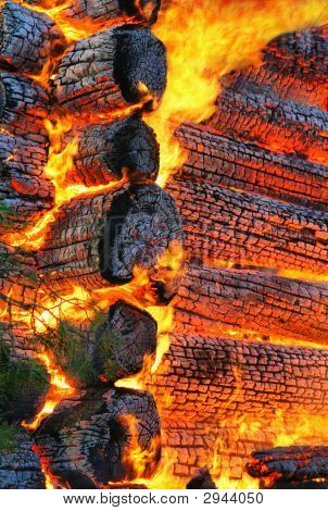 Burning Wooden House Image & Photo (Free Trial) | Bigstock